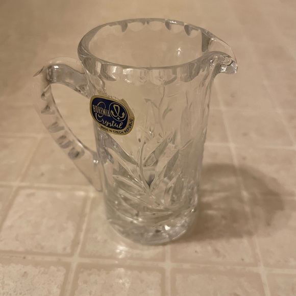 Kitchen | Vintage Bohemia Crystal 318 Tall Creamer Pitcher | Poshmark